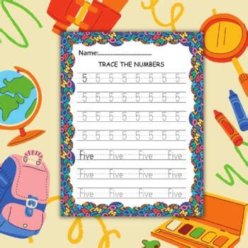 Printable Back To Babe Handwriting Tracing Numbers By Crafty