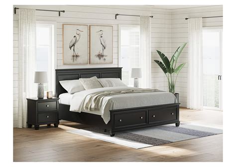Lanolee King Panel Storage Bed