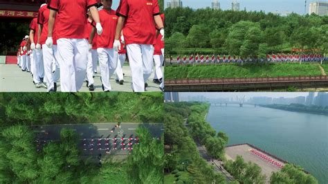 老年健身 健步走 视频素材下载