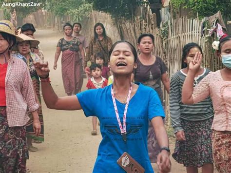 ချင်းတွင်းမြစ် သပိတ် စစ်ကြောင်းက စစ်အာဏာရှင် ချေမှုန်းရေး ချီတက် ဆန္ဒပြ Khit Thit Media