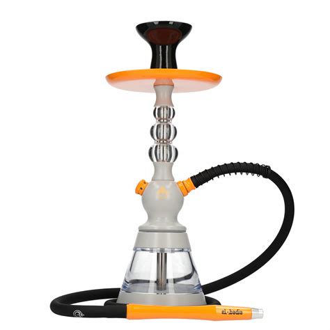 Chicha Celeste ® Light Grey Orange Edition Limitée El Badia
