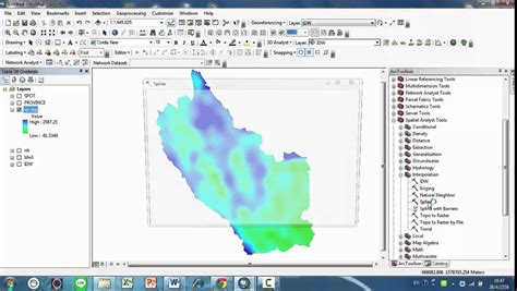 การใช้โปรแกรม Arcmap 10 บทที่ 5 การประมาณค่าช่วง Interpolation Youtube