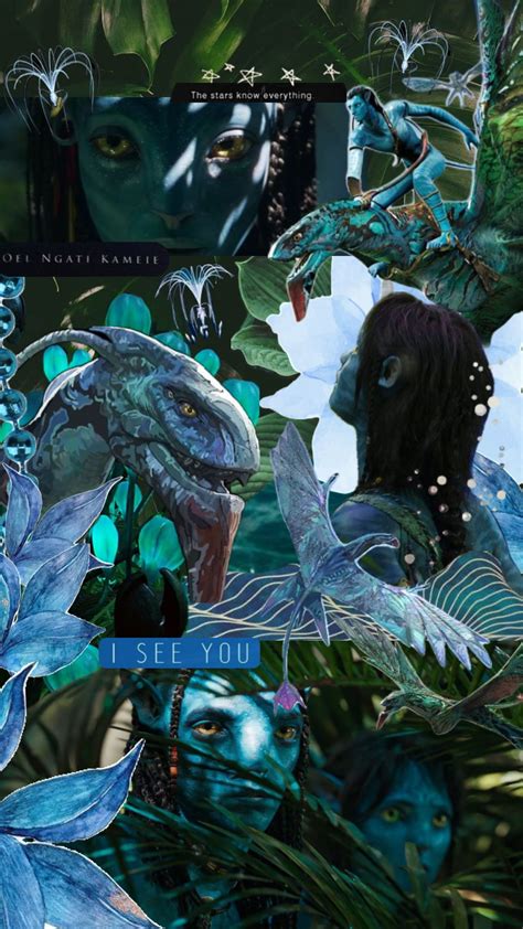 Avatar Avatarthewayofwater Kiri Neytiri Loak Green Blue Nature Aesthetic Viral Inspo