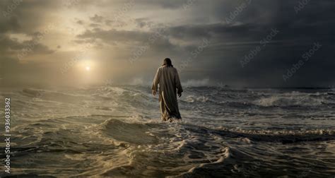 Divine Miracle Of Jesus Walking On Water A Profound Biblical