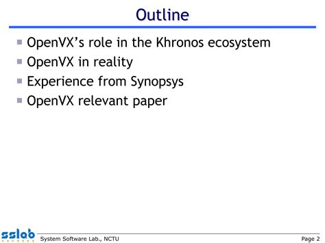 Introduction To Openvx Pdf Computer Software And Applications Computing