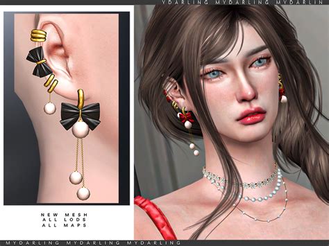 Womens Bow Earring N0023 Accessories And Makeup Loverslab