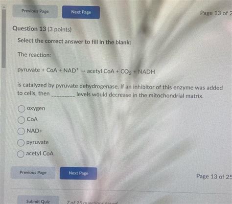 solved page 13 of 2 question 13 3 points select the