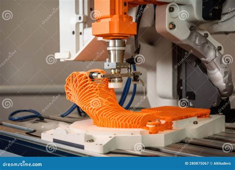 3d Printing And Additive Manufacturing Robot Constructing Intricate