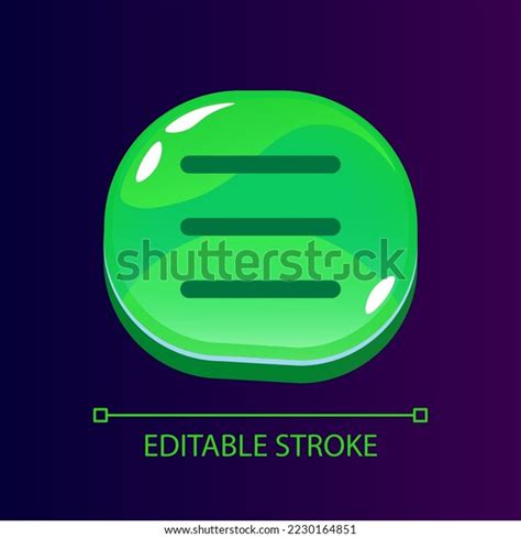 burger app menu glossy ui button stock vector royalty free 2230164851