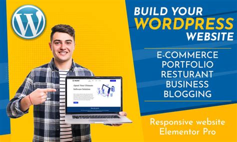 Design Develop Clean And Modern Wordpress Website As Elementor Pro By Fahad Waris Fiverr