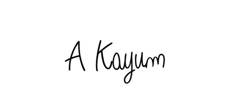 77 A Kayum Name Signature Style Ideas Get Esignature