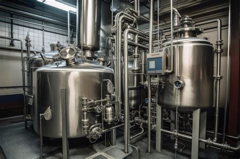 Premium Ai Image Plant With Extractors And Processing Equipment Visible Extracting Essential Oils