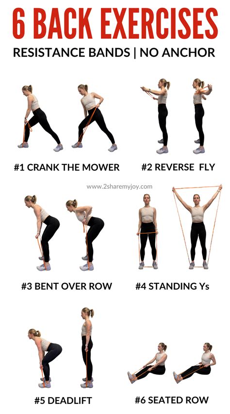 11 Resistance Band Back Exercises Back Exercises Excersise Band Workout