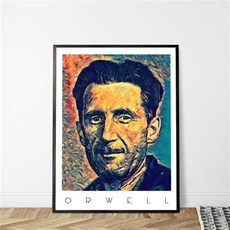 1984 George Orwell Poster Etsy