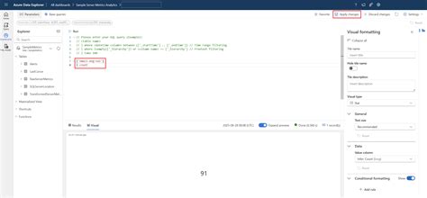 Create A Dashboard Base Query Azure Data Explorer Microsoft Learn