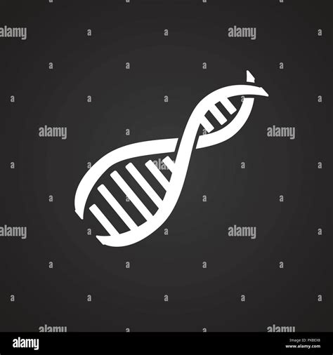 Rna Dna Structure On Black Background Stock Vector Image And Art Alamy
