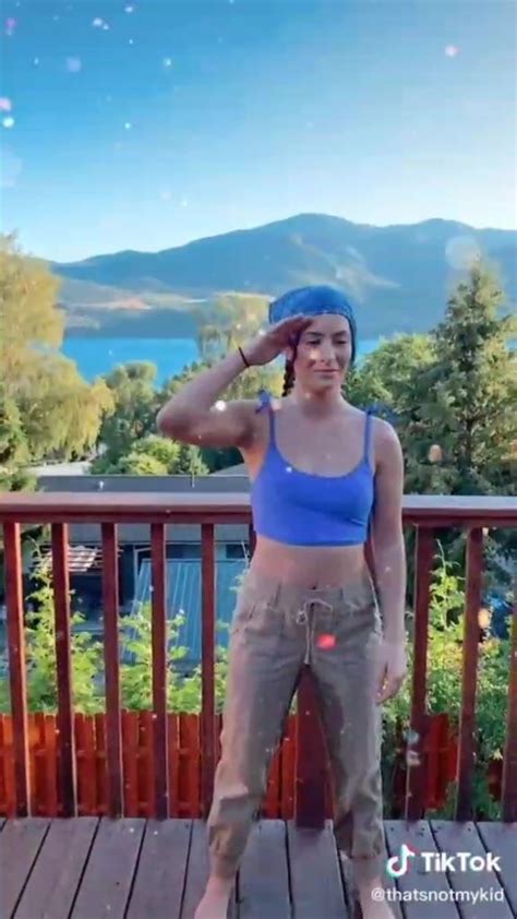 Patriotic Tiktok Girl Wetting