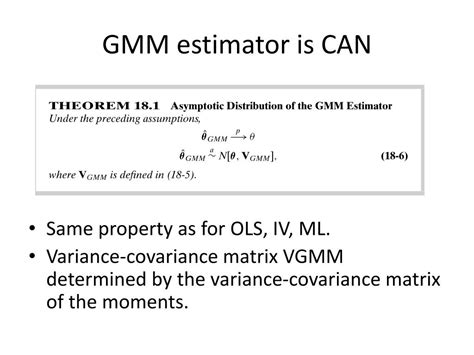 Ppt Generalized Method Of Moments Introduction Powerpoint