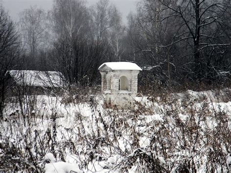 Неизвестная часовня Бортиха Вичугский район фотография общий вид в ландшафте