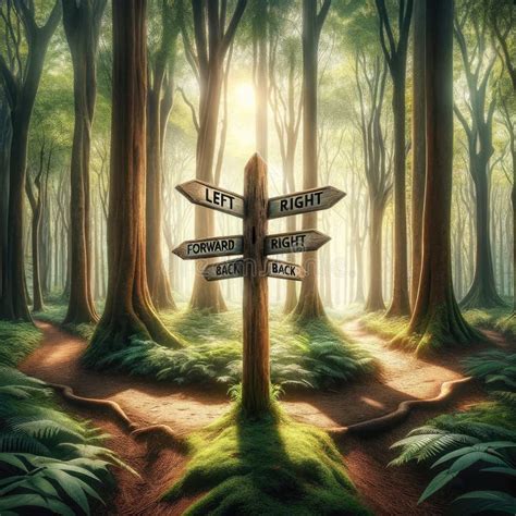 Crossroads Ai Generated Stock Illustration Illustration Of Choice