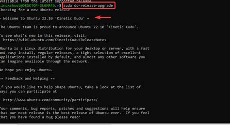 How To Upgrade Wsl Running Ubuntu 22 04 To 22 10 Linuxshout