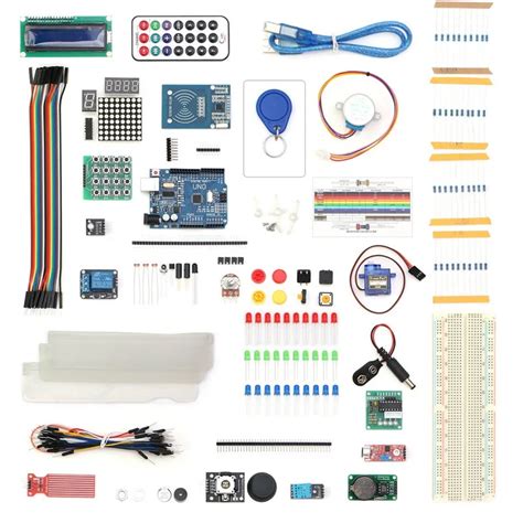 Arduino Starter Kit For Arduino Uno R3 9g Server Arduino Sensor 1602