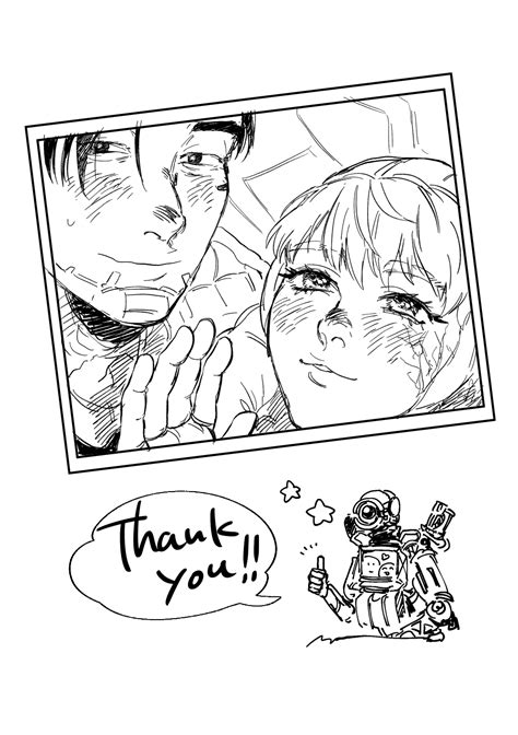 Wattson Crypto And Pathfinder Apex Legends Drawn By Mochiwakamaru