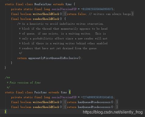 java reentrantreadwritelock的公平和非公平机制的实现 reentrantreadwritelock公平锁 csdn博客