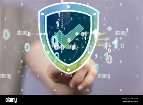 3d Rendering Of Cybersecurity Of Digital Network Systems With Computer Security Engineer Stock