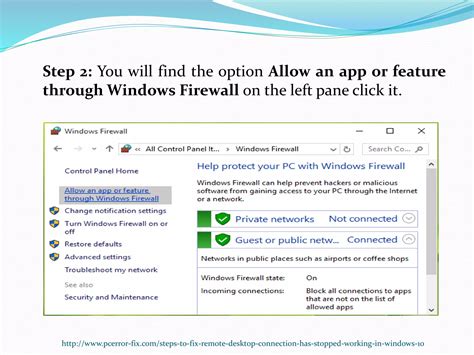 Steps To Fix Remote Desktop Connection Has Stopped Working In Windows 10 Ppt