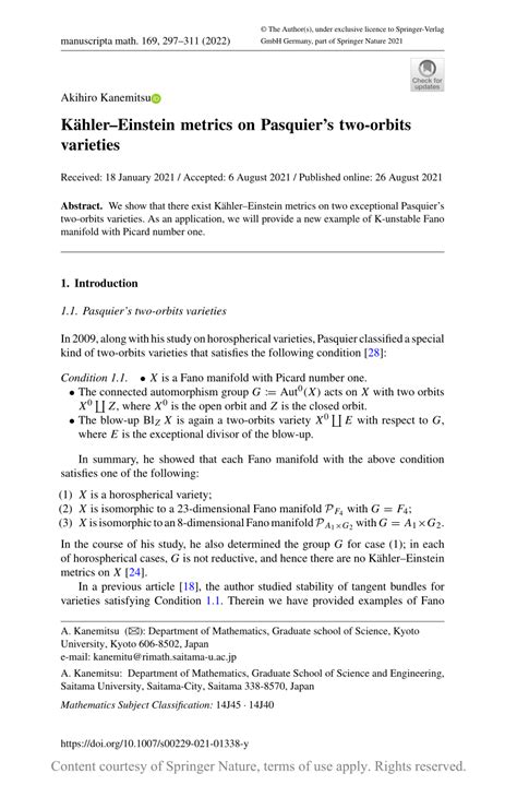 Kählereinstein Metrics On Pasquiers Two Orbits Varieties