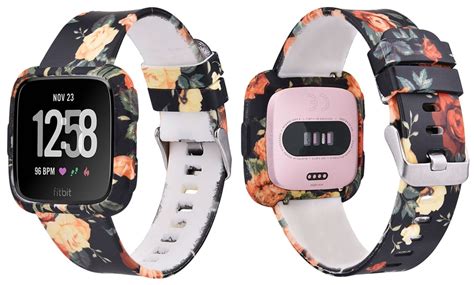 Printed Silicone Replacement Band For Fitbit Versa Groupon