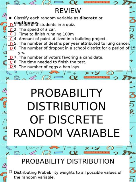 2 Probability Distribution Pmf Pdf Probability Distribution