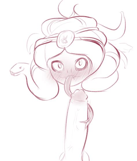 Rule 34 Blush Disembodied Penis Dusa Hades Fellatio Hades Game Human Humanoid Penis