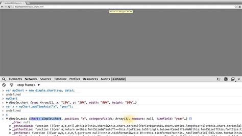 Inspecting The X Axis Data Visualization And D3js Youtube