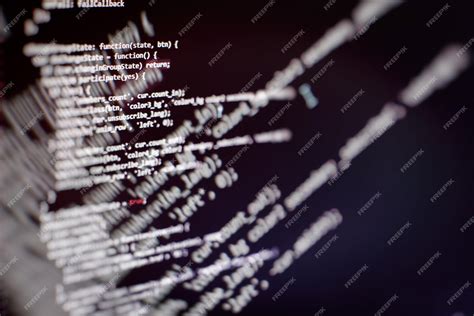 Premium Photo Programming Code On Computer Screen Software Development Writing Program Code