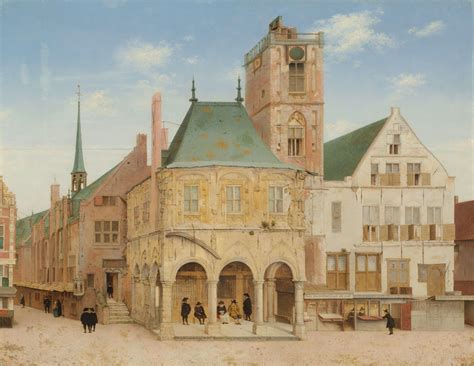 Het Oude Stadhuis In Amsterdam Pieter Jansz Saenredam 1657