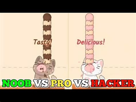 NOOB VS PRO VS HACKER BELIEVER DUET CATS YouTube