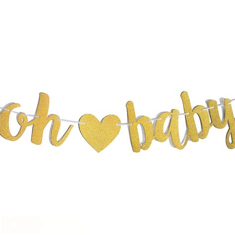 파티·이벤트용품 오 베이비 골드 펄 레터링 가랜드 생일 이벤트 오늘의집 쇼핑