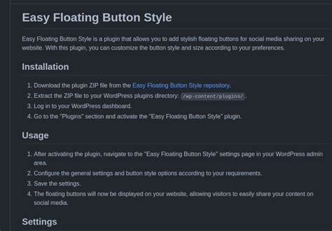 Easy Floating Share Button Social Share Wordpress Plugin Devinsights Hub