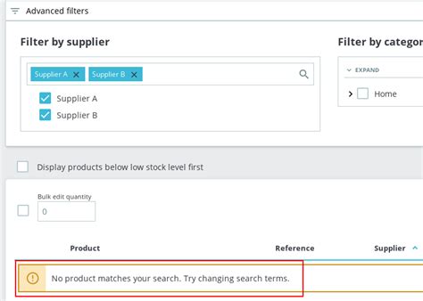 Stock Management Filter By Supplier Works Only If Selected Default