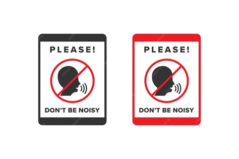 Premium Vector No Noise Icon Sign Vector Design Icon Boards Are Prohibited From Noisy