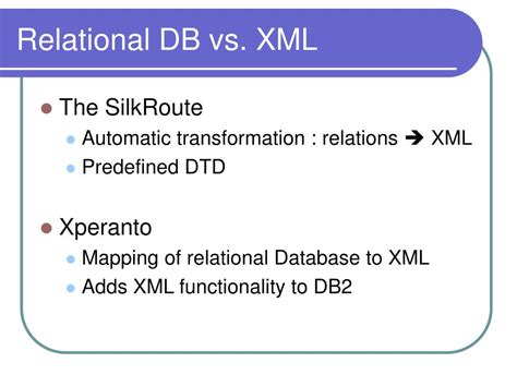 Ppt Xml Databases Powerpoint Presentation Free Download Id4320100