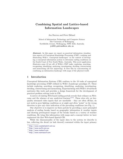 Pdf Combining Spatial And Lattice Based Information Landscapes
