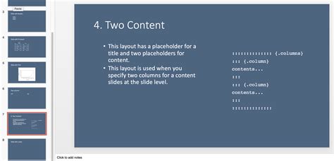 Rmarkdown How Can You Show The Title And The Content Of A Two Column