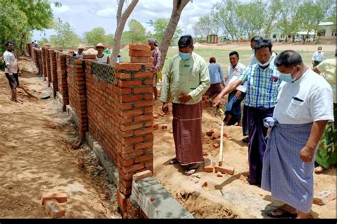 မလှိုင်မြို့နယ်အတွင်းရှိ စာသင်ကျောင်းများ အုတ်တံတိုင်းကာရံခြင်းလုပ်ငန်း