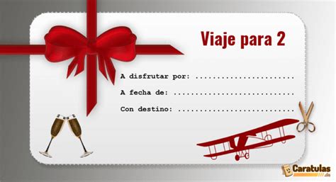 Plantilla Vale Por Un Viaje Para Imprimir Descarga Gratis