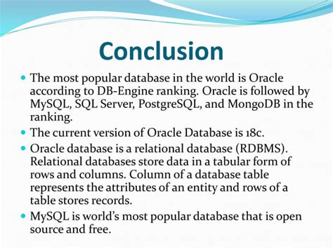 Types Of Databasespptx Databases Computer Software And Applications