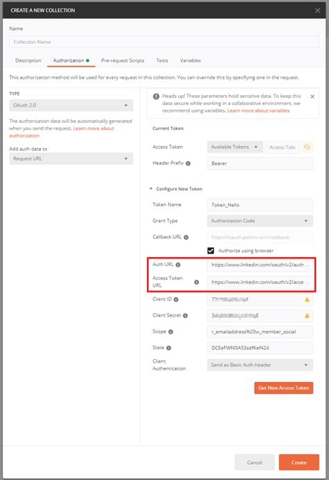 Rest Linkedin Api How To Obtain The Bearer Access Token Stack Overflow