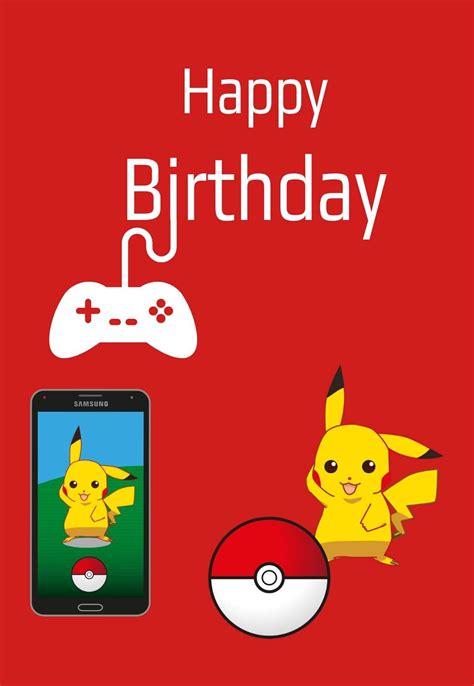 Printable Pokemon Birthday Cards — Printbirthday Cards